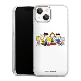 DeinDesign iPhone 13 Mini Handy Slim Case Silikon Handyh&uuml;lle transparent H&uuml;lle extra d&uuml;nn Peanuts Kindheit Merchandise Silikon Slim Case