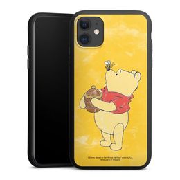 DeinDesign iPhone 11 Handy Premium Silikon H&uuml;lle Handyh&uuml;lle schwarz Case Disney Winnie The Pooh Official Licensed Product Silikon Premium Case