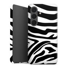 DeinDesign Galaxy S26 Handy Premium Case Smartphone Handyh&uuml;lle Schutzh&uuml;lle gl&auml;nzend Animal Look Zebra Animal Print Premium Case