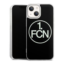 DeinDesign iPhone 13 Mini Handy Slim Case Silikon Handyh&uuml;lle transparent H&uuml;lle extra d&uuml;nn 1. Fc N&uuml;rnberg Logo 1. Fcn Silikon Slim Case
