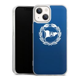DeinDesign iPhone 13 Mini Handy Slim Case Silikon Handyh&uuml;lle transparent H&uuml;lle extra d&uuml;nn Arminia Bielefeld Soccer Official Licensed Product Silikon Slim Case