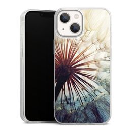 DeinDesign iPhone 13 Mini Handy Slim Case Silikon Handyh&uuml;lle transparent H&uuml;lle extra d&uuml;nn Photography Dandelion Flowers Silikon Slim Case