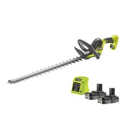 Ryobi Akku-Heckenschere 'ONE+ RY18HT55A-120P' mit 2 Akkus und Ladeger&auml;t