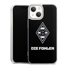 DeinDesign iPhone 13 Mini Handy Slim Case Silikon Handyh&uuml;lle transparent H&uuml;lle extra d&uuml;nn Die Fohlen Gladbach Borussia M&ouml;nchengladbach Silikon Slim Case