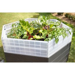 Garantia Hochbeet 'Ergo Turbo L 75 Stone' anthrazit 110 x 75 x 110 cm