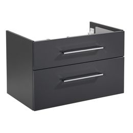 Fackelmann Waschbeckenunterschrank 'Hype 3.0' anthrazit gl&auml;nzend 80 x 51 x 49 cm