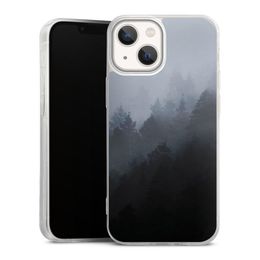 DeinDesign iPhone 13 Mini Handy Slim Case Silikon Handyh&uuml;lle transparent H&uuml;lle extra d&uuml;nn Tree Nature Kunst Silikon Slim Case
