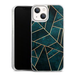 DeinDesign iPhone 13 Mini Handy Slim Case Silikon Handyh&uuml;lle transparent H&uuml;lle extra d&uuml;nn Stone Elisabeth Fredriksson Gold & Copper Silikon Slim Case