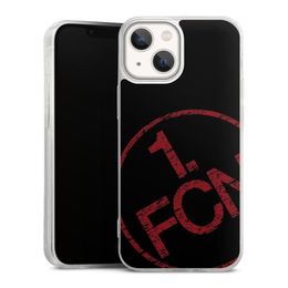 DeinDesign iPhone 13 Mini Handy Slim Case Silikon Handyh&uuml;lle transparent H&uuml;lle extra d&uuml;nn Texture Merchandise 1. Fcn Silikon Slim Case
