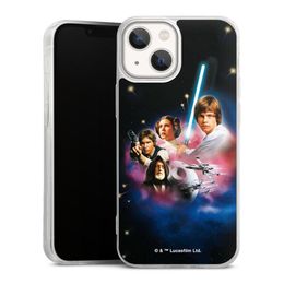 DeinDesign iPhone 13 Mini Handy Slim Case Silikon Handyh&uuml;lle transparent H&uuml;lle extra d&uuml;nn Star Wars Lightsaber Merchandise Silikon Slim Case