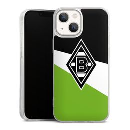DeinDesign iPhone 13 Mini Handy Slim Case Silikon Handyh&uuml;lle transparent H&uuml;lle extra d&uuml;nn Borussia M&ouml;nchengladbach Official Licensed Product Gladbach Silikon 