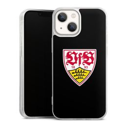 DeinDesign iPhone 13 Mini Handy Slim Case Silikon Handyh&uuml;lle transparent H&uuml;lle extra d&uuml;nn Vfb Stuttgart Coat Of Arms Official Licensed Product Silikon Slim Case