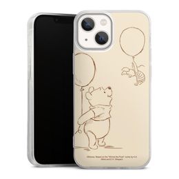 DeinDesign iPhone 13 Mini Handy Slim Case Silikon Handyh&uuml;lle transparent H&uuml;lle extra d&uuml;nn Disney Official Licensed Product Winnie The Pooh Silikon Slim Case