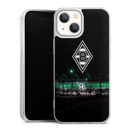 DeinDesign iPhone 13 Mini Handy Slim Case Silikon Handyh&uuml;lle transparent H&uuml;lle extra d&uuml;nn Borussia M&ouml;nchengladbach Official Licensed Product Stadium Silikon Slim