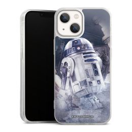 DeinDesign iPhone 13 Mini Handy Slim Case Silikon Handyh&uuml;lle transparent H&uuml;lle extra d&uuml;nn Robot Merchandise Star Wars Silikon Slim Case
