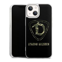 DeinDesign iPhone 13 Mini Handy Slim Case Silikon Handyh&uuml;lle transparent H&uuml;lle extra d&uuml;nn Sgd Official Licensed Product Sg Dynamo Dresden Silikon Slim Case