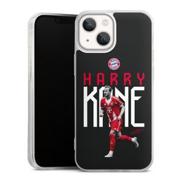 DeinDesign iPhone 13 Mini Handy Slim Case Silikon Handyh&uuml;lle transparent H&uuml;lle extra d&uuml;nn Fc Bayern M&uuml;nchen Official Licensed Product Harry Kane Silikon Slim 