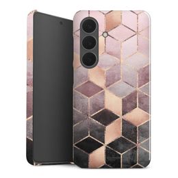 DeinDesign Galaxy S26 Handy Premium Case Smartphone Handyh&uuml;lle Schutzh&uuml;lle gl&auml;nzend Cube Elisabeth Fredriksson Gold & Copper Premium Case
