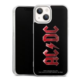 DeinDesign iPhone 13 Mini Handy Slim Case Silikon Handyh&uuml;lle transparent H&uuml;lle extra d&uuml;nn Acdc Merchandise Logo Silikon Slim Case