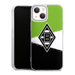DeinDesign iPhone 13 Mini Handy Slim Case Silikon Handyh&uuml;lle transparent H&uuml;lle extra d&uuml;nn Borussia M&ouml;nchengladbach Bmg Official Licensed Product Silikon Slim 