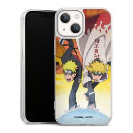 DeinDesign iPhone 13 Mini Handy Slim Case Silikon Handyh&uuml;lle transparent H&uuml;lle extra d&uuml;nn Naruto Shippuden Minato Namikaze Official Licensed Product Silikon Slim