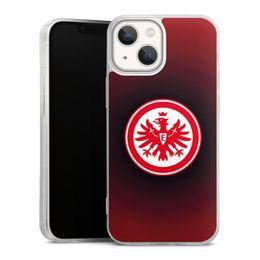 DeinDesign iPhone 13 Mini Handy Slim Case Silikon Handyh&uuml;lle transparent H&uuml;lle extra d&uuml;nn Official Licensed Product Coat Of Arms Eintracht Frankfurt Silikon Slim