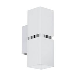 Eglo Wandleuchte 'Passa' GU10 2,8 W 250 lm warmwei&szlig; &Oslash; 6 x 17 cm
