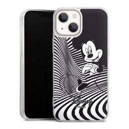 DeinDesign iPhone 13 Mini Handy Slim Case Silikon Handyh&uuml;lle transparent H&uuml;lle extra d&uuml;nn Official Licensed Product Mickey Mouse Disney Silikon Slim Case