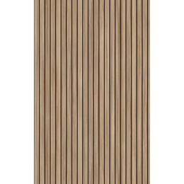 Breuer Duschr&uuml;ckwand 'Scandi' vertikal Holzoptik 100 x 255 cm
