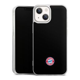 DeinDesign iPhone 13 Mini Handy Slim Case Silikon Handyh&uuml;lle transparent H&uuml;lle extra d&uuml;nn Fcb Fc Bayern M&uuml;nchen Logo Silikon Slim Case