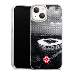 DeinDesign iPhone 13 Mini Handy Slim Case Silikon Handyh&uuml;lle transparent H&uuml;lle extra d&uuml;nn Eintracht Frankfurt Sge Stadium Silikon Slim Case
