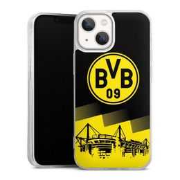 DeinDesign iPhone 13 Mini Handy Slim Case Silikon Handyh&uuml;lle transparent H&uuml;lle extra d&uuml;nn Borussia Dortmund Stadium Bvb Silikon Slim Case