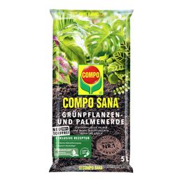 Gr&uuml;npflanzen- und Palmenerde 'Compo Sana' torffrei 5 l