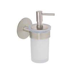 Sch&ouml;ner Wohnen Kollektion Sch&ouml;ner Wohnen Kollektion Seifenspender 'Meleto' Edelstahl matt Glas satiniert 150 ml, Klebemontage