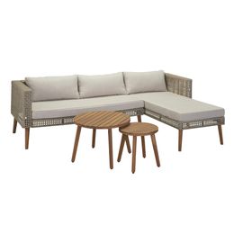 Loungem&ouml;belset 'Amira' f&uuml;r 3 Personen Kunststoffrattan