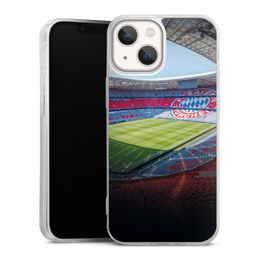 DeinDesign iPhone 13 Mini Handy Slim Case Silikon Handyh&uuml;lle transparent H&uuml;lle extra d&uuml;nn Fcb Fc Bayern M&uuml;nchen Stadium Silikon Slim Case