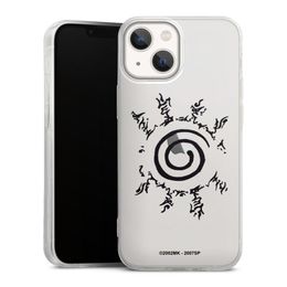 DeinDesign iPhone 13 Mini Handy Slim Case Silikon Handyh&uuml;lle transparent H&uuml;lle extra d&uuml;nn Naruto Shippuden Siegel Uzumaki Silikon Slim Case