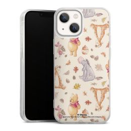 DeinDesign iPhone 13 Mini Handy Slim Case Silikon Handyh&uuml;lle transparent H&uuml;lle extra d&uuml;nn Muster Winnie Puuh Tigger Official Licensed Product Silikon Slim Case