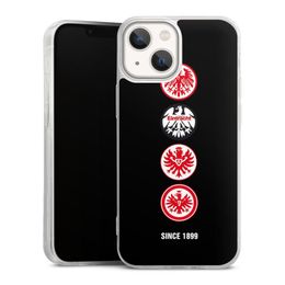 DeinDesign iPhone 13 Mini Handy Slim Case Silikon Handyh&uuml;lle transparent H&uuml;lle extra d&uuml;nn Eintracht Frankfurt Soccer Sge Silikon Slim Case