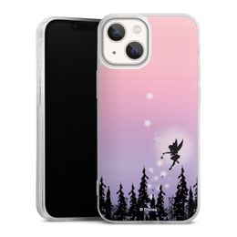 DeinDesign iPhone 13 Mini Handy Slim Case Silikon Handyh&uuml;lle transparent H&uuml;lle extra d&uuml;nn Tinkerbells Official Licensed Product Disney Silikon Slim Case