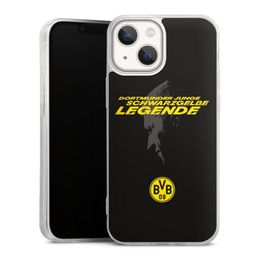DeinDesign iPhone 13 Mini Handy Slim Case Silikon Handyh&uuml;lle transparent H&uuml;lle extra d&uuml;nn Borussia Dortmund Bvb Marco Reus Silikon Slim Case