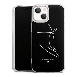 DeinDesign iPhone 13 Mini Handy Slim Case Silikon Handyh&uuml;lle transparent H&uuml;lle extra d&uuml;nn Wincent Weiss Music Signature Silikon Slim Case