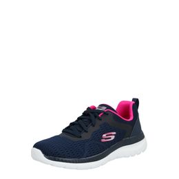 Skechers Sneakers 'Bountiful' female size 42 Dark blue / Neon pink / Black