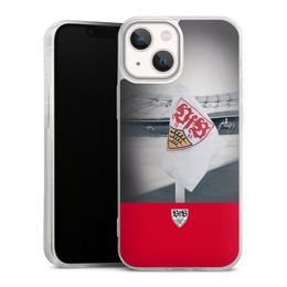 DeinDesign iPhone 13 Mini Handy Slim Case Silikon Handyh&uuml;lle transparent H&uuml;lle extra d&uuml;nn Vfb Stuttgart Bundesliga Official Licensed Product Silikon Slim Case