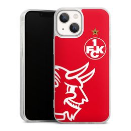 DeinDesign iPhone 13 Mini Handy Slim Case Silikon Handyh&uuml;lle transparent H&uuml;lle extra d&uuml;nn Star Devil 1. Fc Kaiserslautern Silikon Slim Case