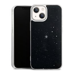 DeinDesign iPhone 13 Mini Handy Slim Case Silikon Handyh&uuml;lle transparent H&uuml;lle extra d&uuml;nn Space Weltall Astronaut Silikon Slim Case