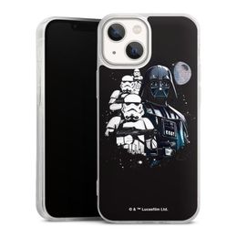 DeinDesign iPhone 13 Mini Handy Slim Case Silikon Handyh&uuml;lle transparent H&uuml;lle extra d&uuml;nn Weltall Star Wars Movie Silikon Slim Case