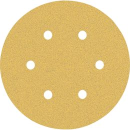 Bosch Exzenterschleifblatt 'Expert C470' Klett 6 L&ouml;cher &Oslash; 150 mm G 80, 50-teilig