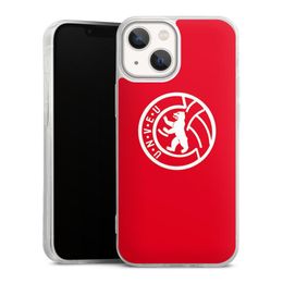 DeinDesign iPhone 13 Mini Handy Slim Case Silikon Handyh&uuml;lle transparent H&uuml;lle extra d&uuml;nn Bear 1. Fc Union Berlin Official Licensed Product Silikon Slim Case