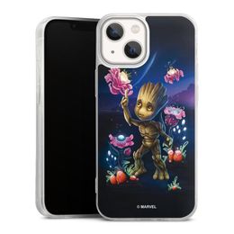 DeinDesign iPhone 13 Mini Handy Slim Case Silikon Handyh&uuml;lle transparent H&uuml;lle extra d&uuml;nn Baby Groot Marvel Guardians Of The Galaxy Silikon Slim Case